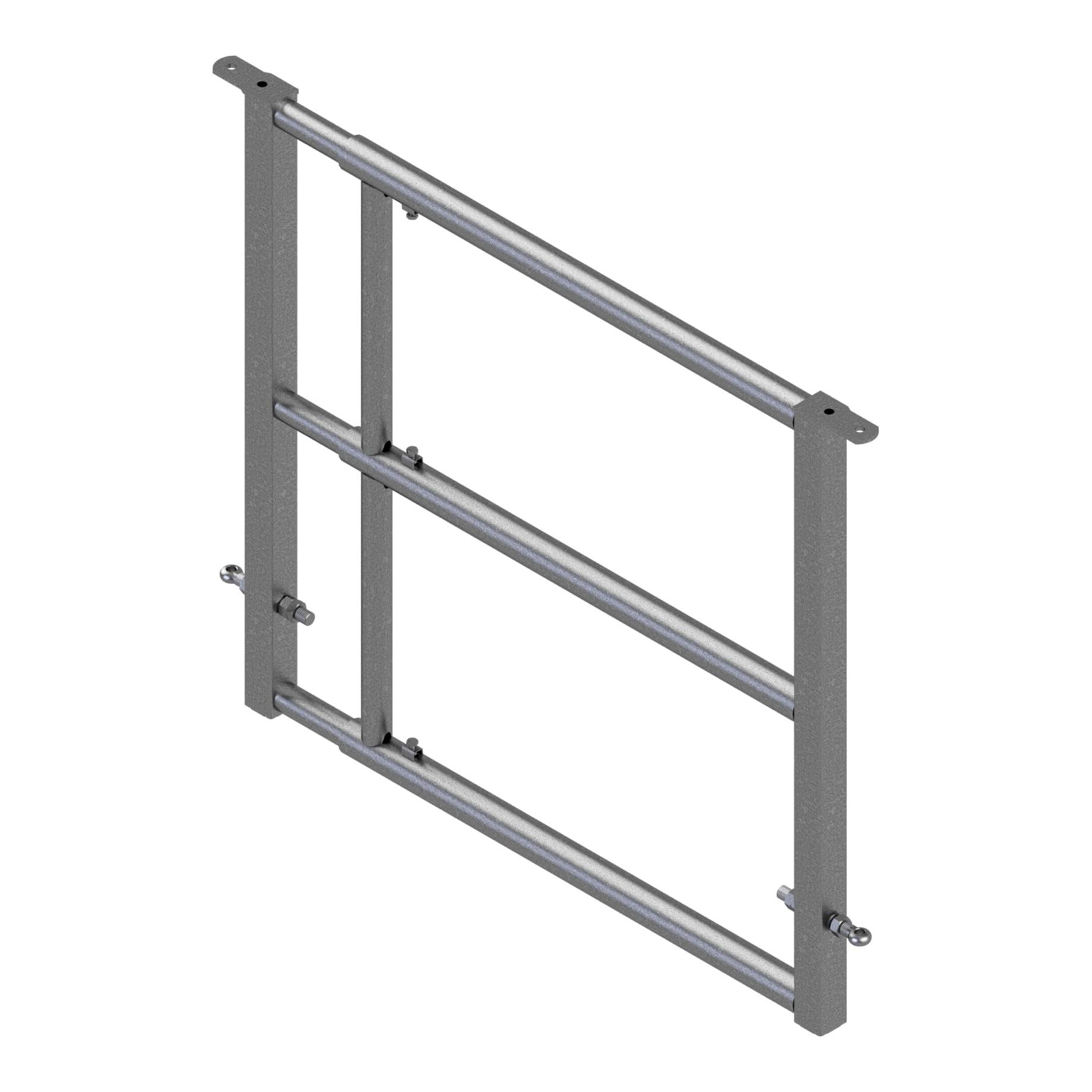 Agritubel Abtrennung LV3 - verstellbar - Silber